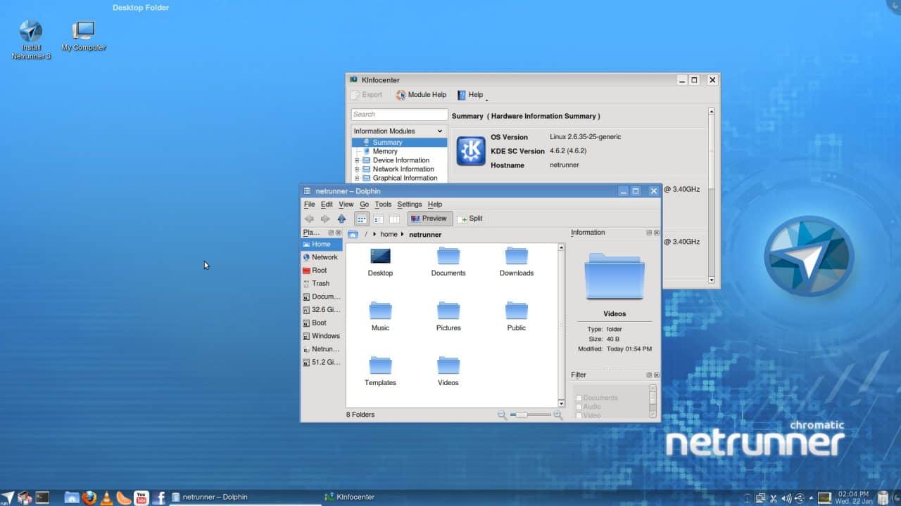 Screenshots – Netrunner GNU/Linux