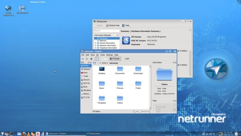 Screenshots – Netrunner GNU/Linux